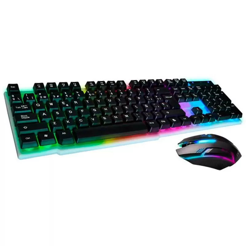 Ofertas en Teclado Gaming Retroiluminado + Mouse Gamer RGB JX-KT288