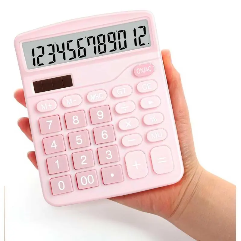 Ofertas en Calculadora Rosa Pink Escritorio Oficina Colegio Rosada