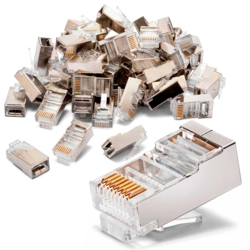 Ofertas en Conector Red RJ45 Metal Terminal Blindado Categoria 6 CAT6